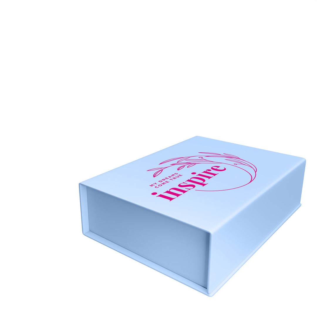 Blue Custom Printed Gift Boxes - Large | NEON Packaging