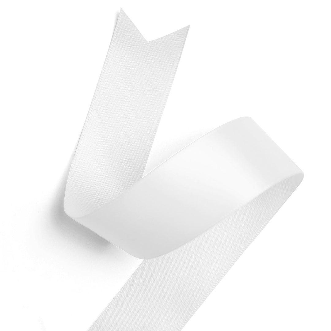 White Ribbon - (W) 2.6cm x (L) 91 metres | NEON Packaging