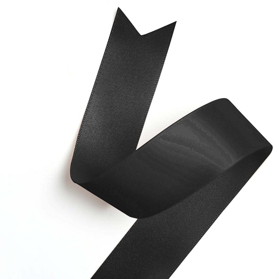 Black Ribbon - (W) 2.6cm x (L) 91 metres | NEON Packaging