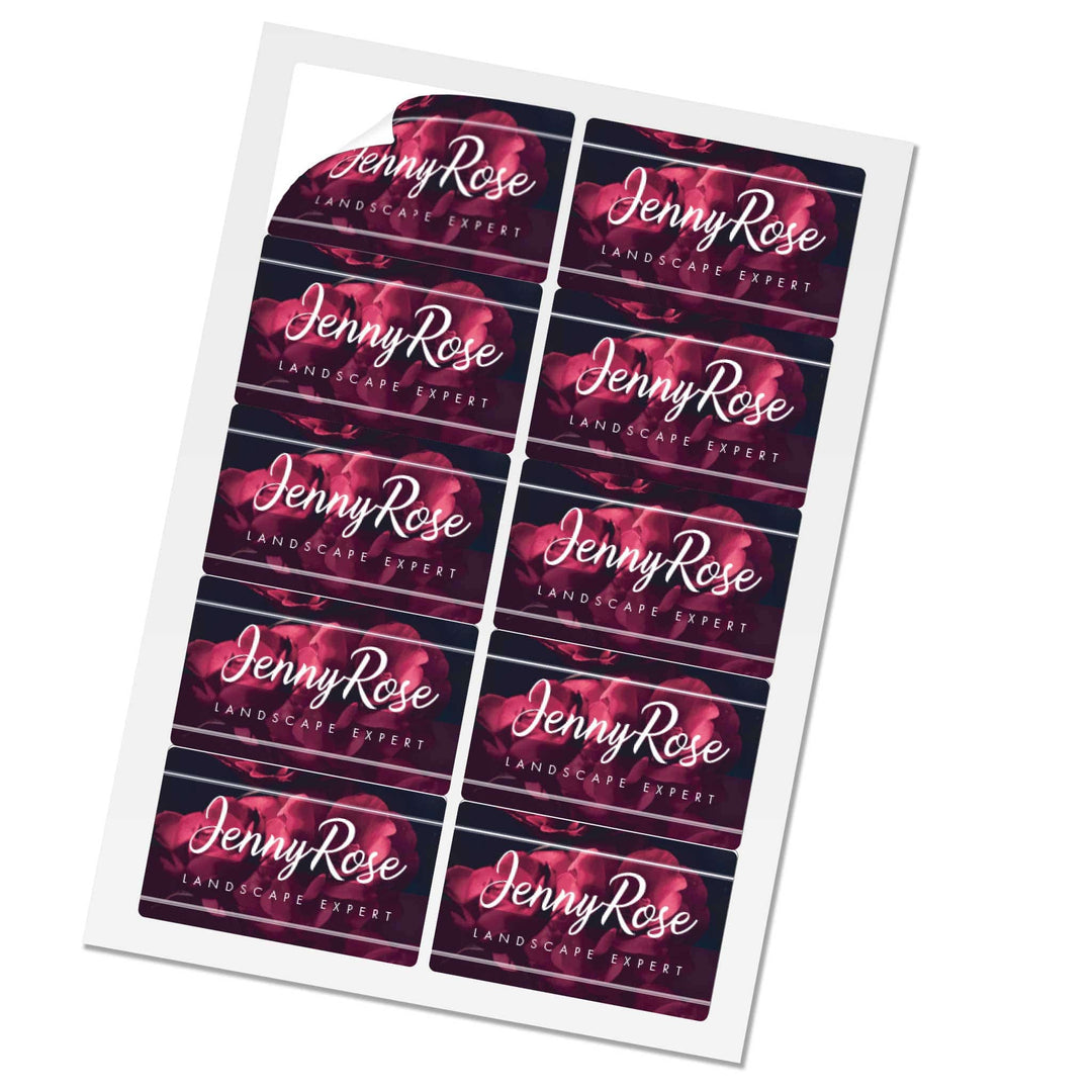 Personalised Rectangle Stickers | NEON eCommerce Packaging